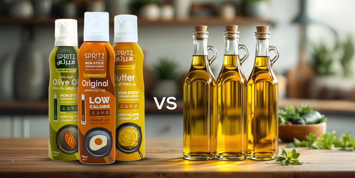 Cooking Spray Vs. Traditional Cooking Oil – Spritz